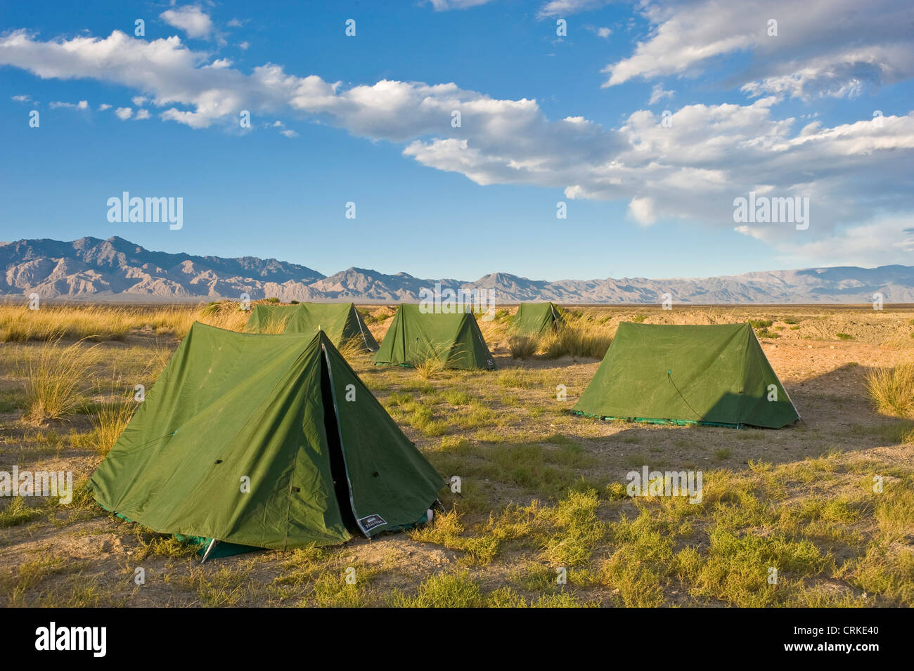 Overland travellers bush camp near the G30 Lianhuo expressway ±200km ...
