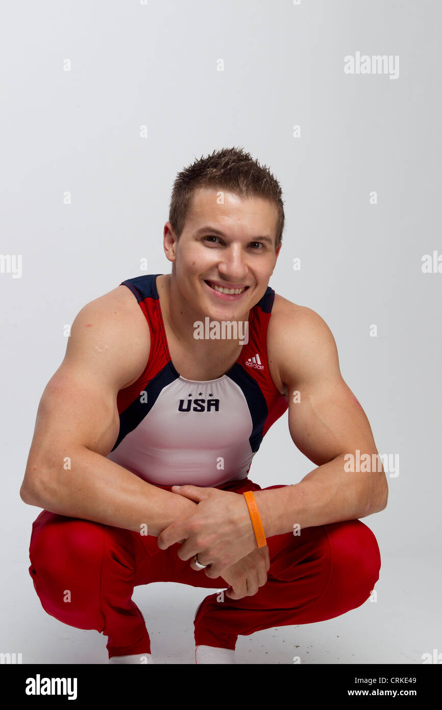 Gymnast Jonathan Horton at the Team USA Media Summit in Dallas, TX in ...