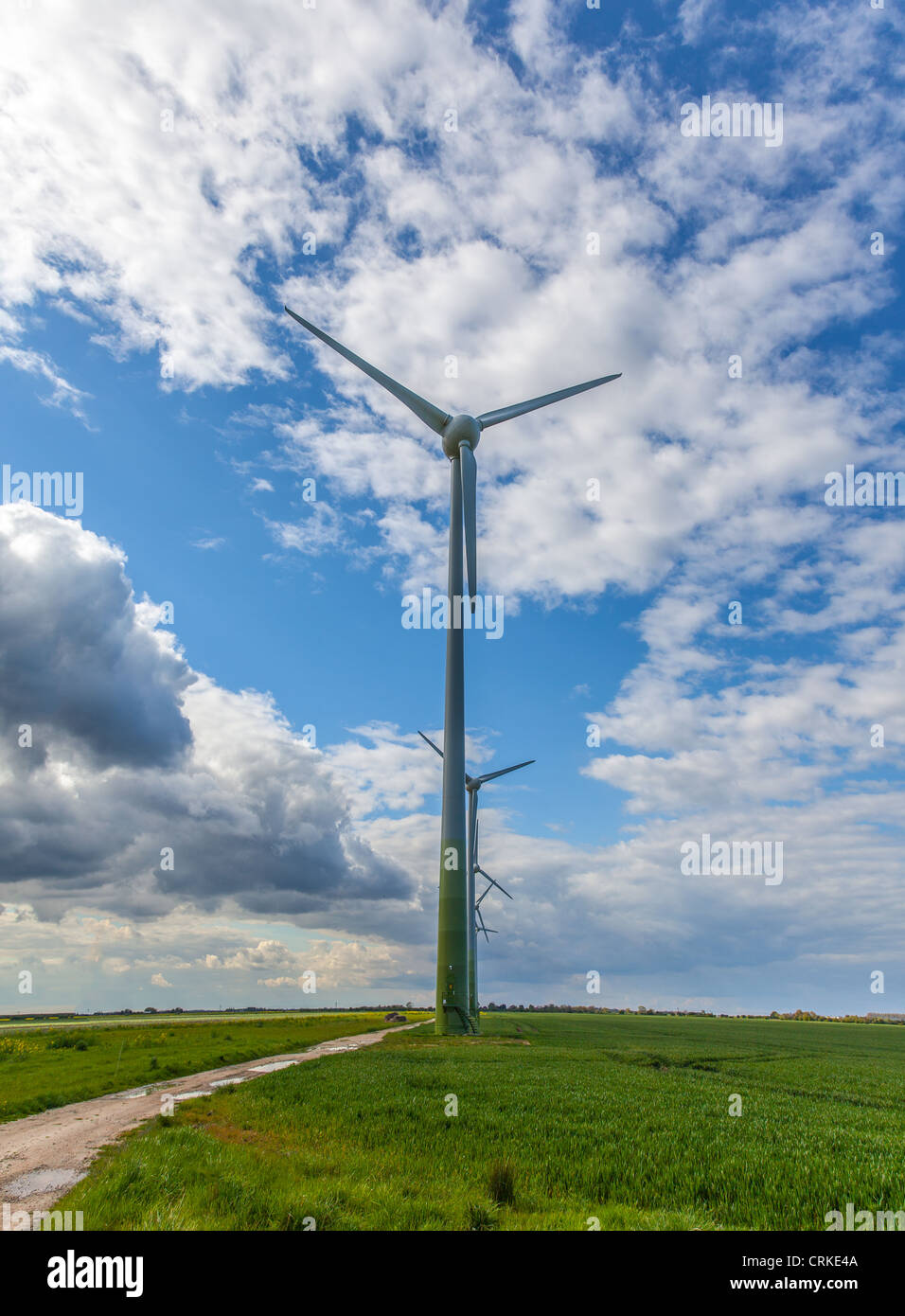Wind turbine in rural field hi-res stock photography and images - Alamy