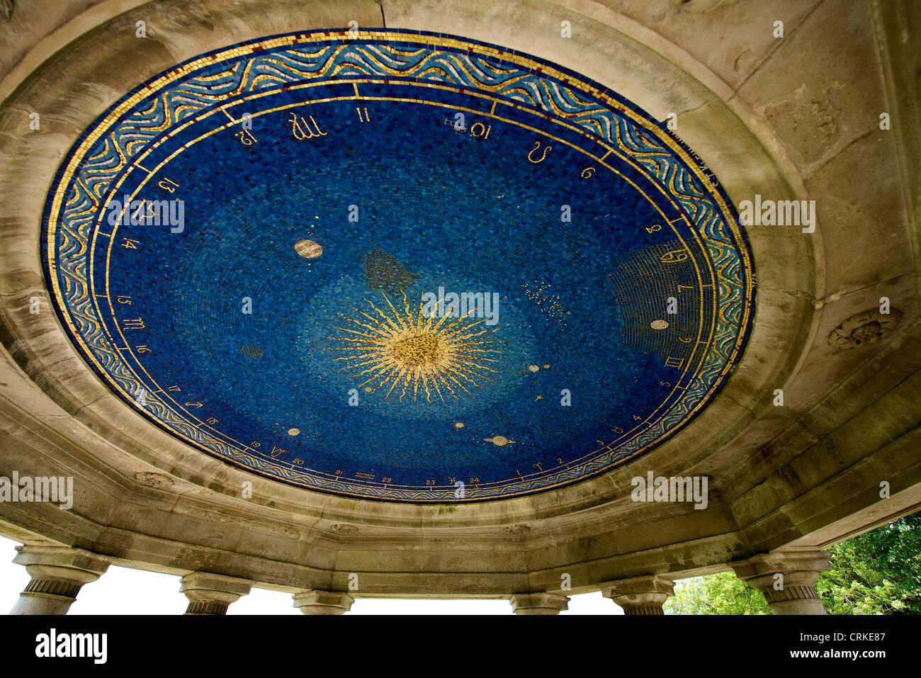 The Inglis Memorial with viewpoint indicator on Colley Hill which was ...