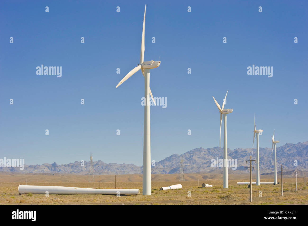 Alongside the G30 Lianhuo expressway in Western China with part of the ...