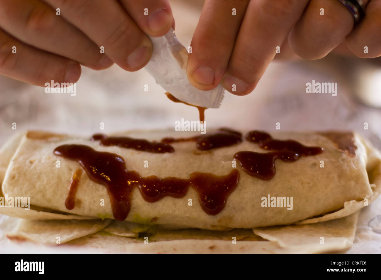 Mexican burrito hi-res stock photography and images - Alamy