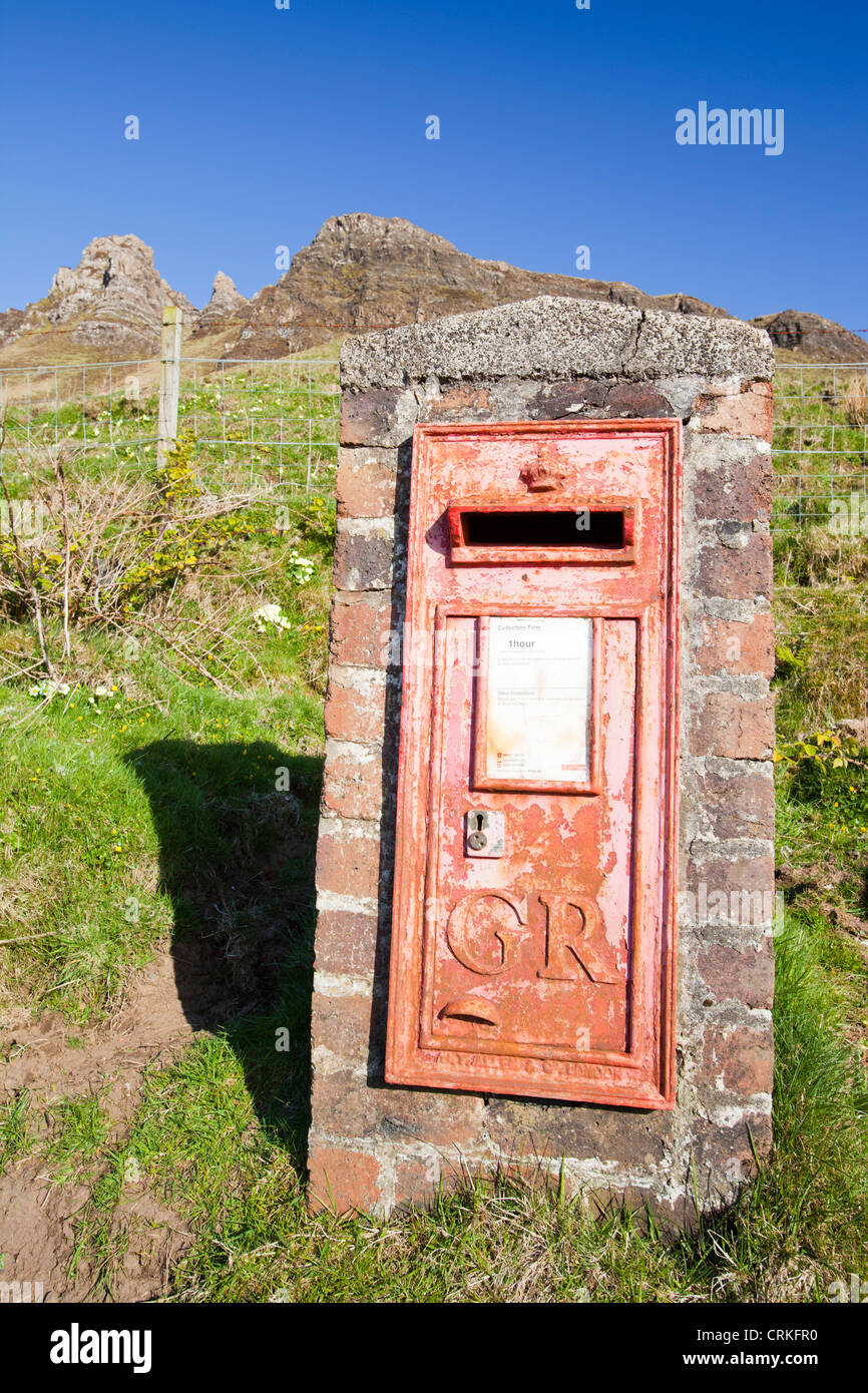 Eigg island scotland post box hi-res stock photography and images - Alamy