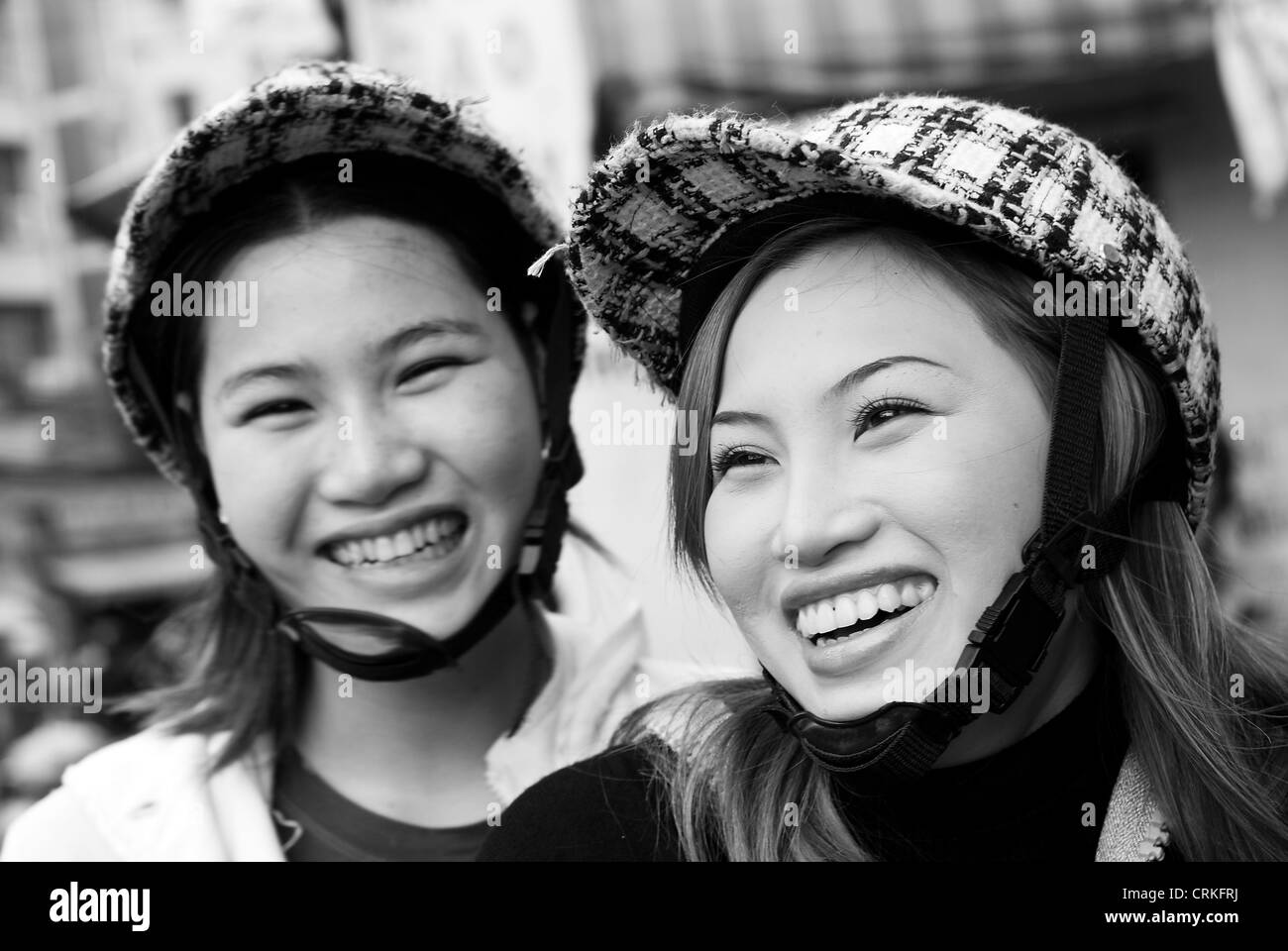 City girls Black and White Stock Photos & Images - Alamy