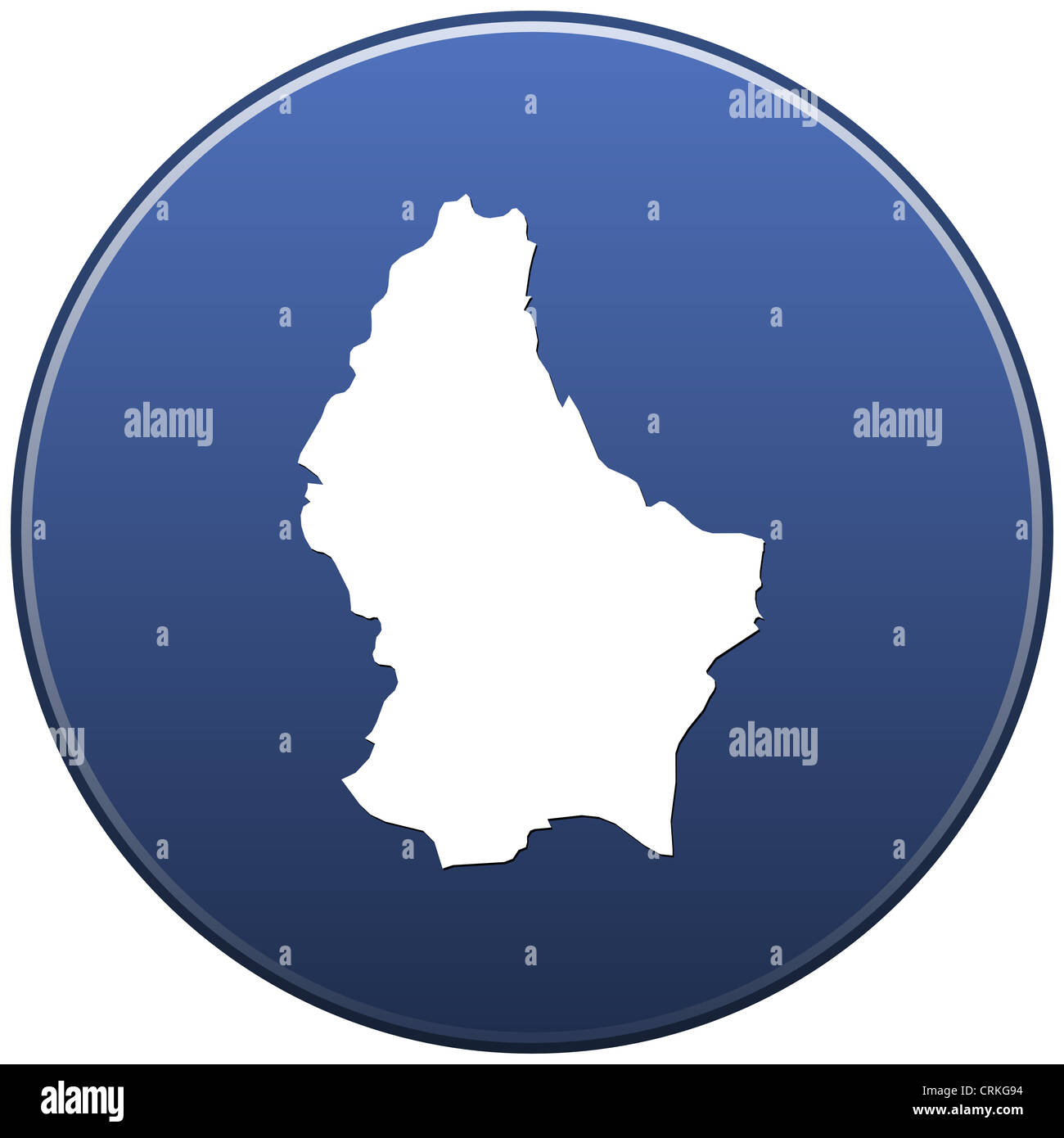 Political map of Luxembourg with the several Districts Stock Photo - Alamy
