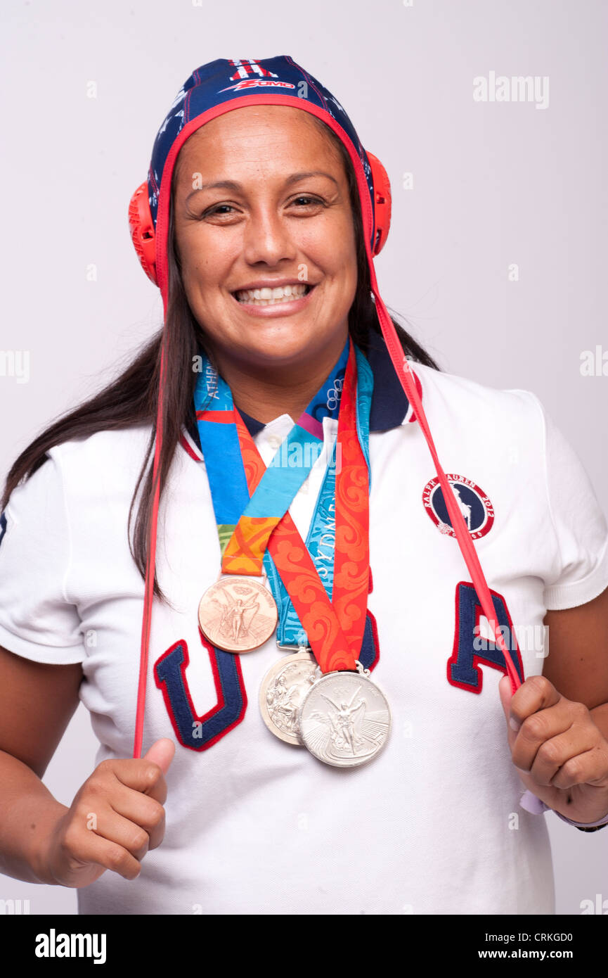 Water polo player Brenda Villa at the Team USA Media Summit in Dallas ...