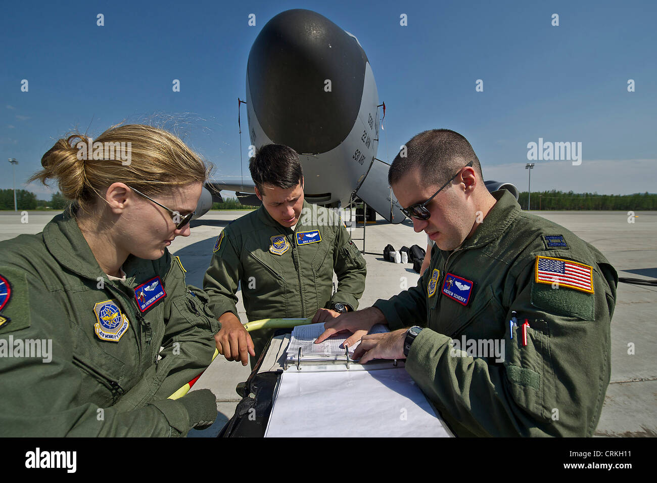 U s flag flying over hi-res stock photography and images - Alamy