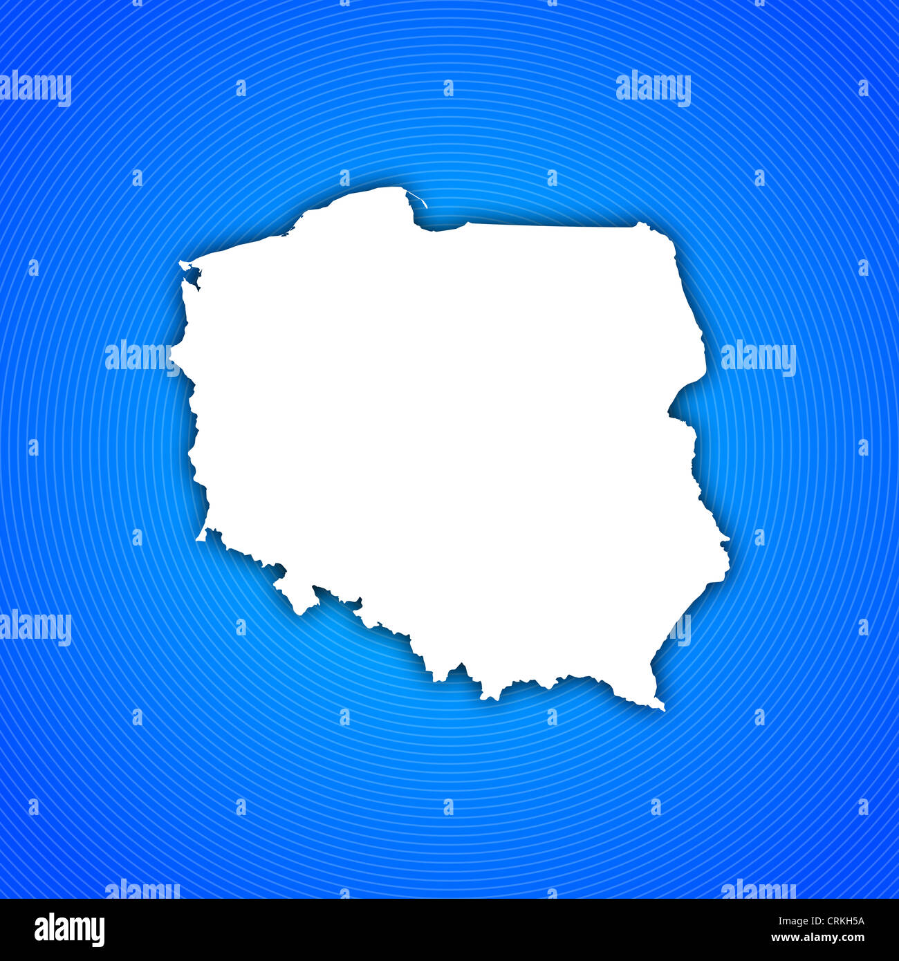 Political map of Poland with the several provinces (voivodschips Stock ...