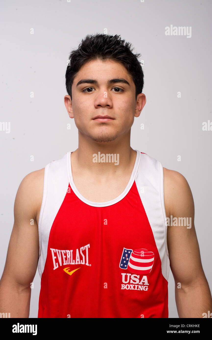 Boxer Joseph Diaz, Jr. at the Team USA Media Summit in Dallas, TX in ...