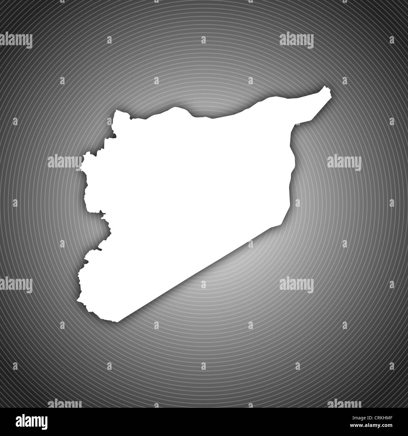 Political map of Syria with the several governorates Stock Photo - Alamy