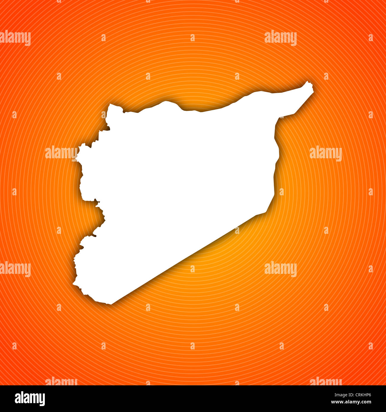 Political map of Syria with the several governorates Stock Photo - Alamy