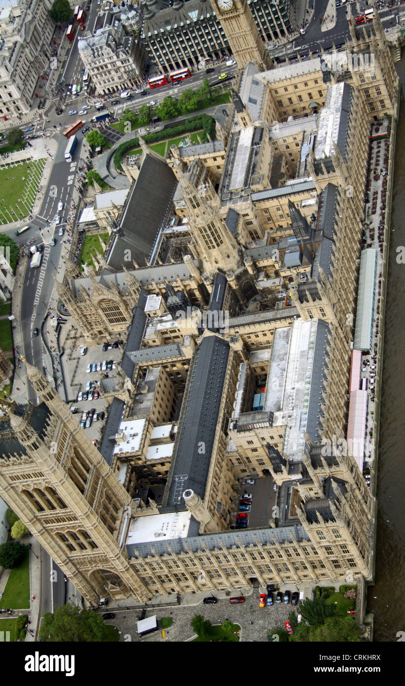 Aerial Of Westminster Palace London