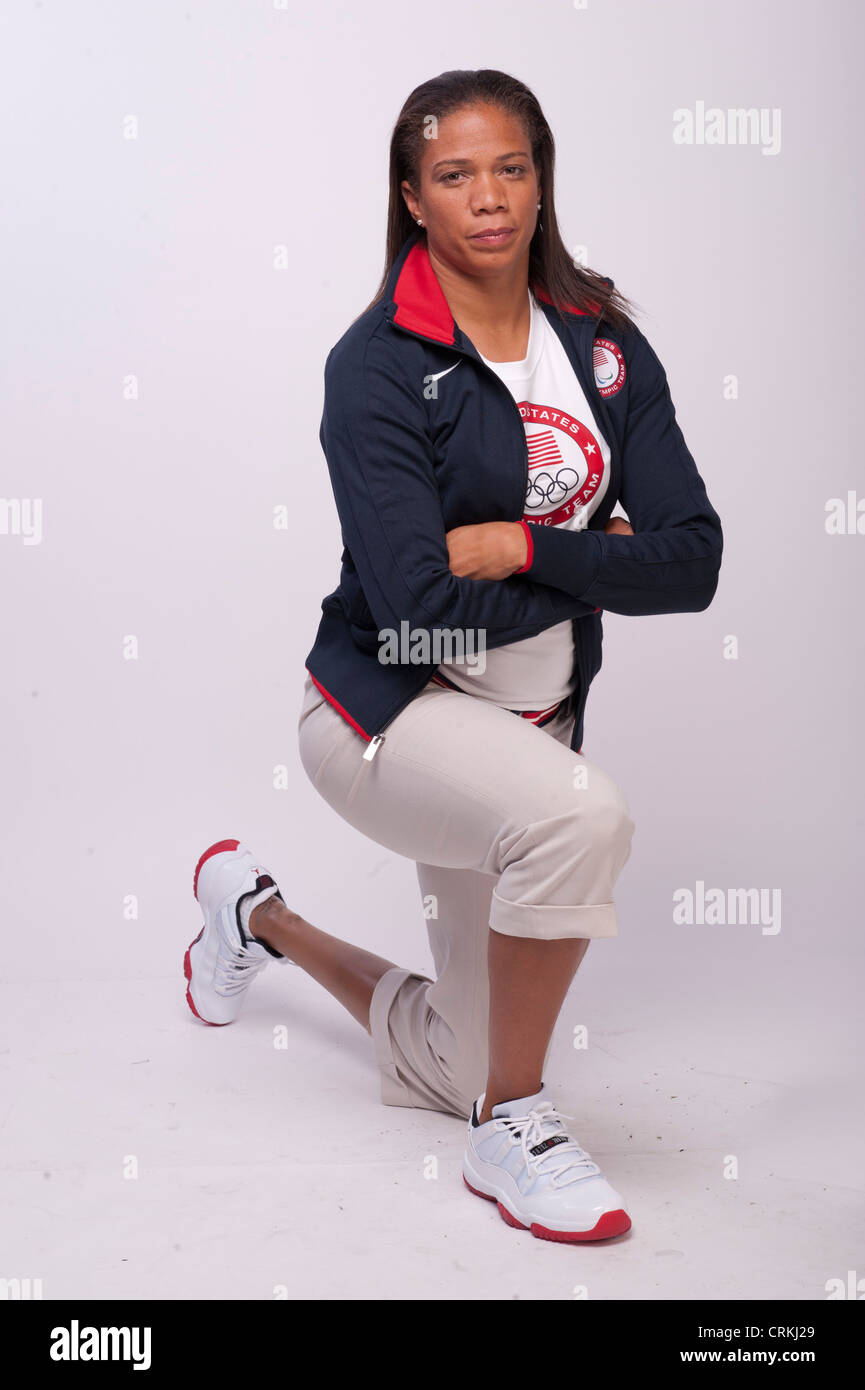 Paralympic sprinter April Holmes at the Team USA Media Summit in Dallas ...