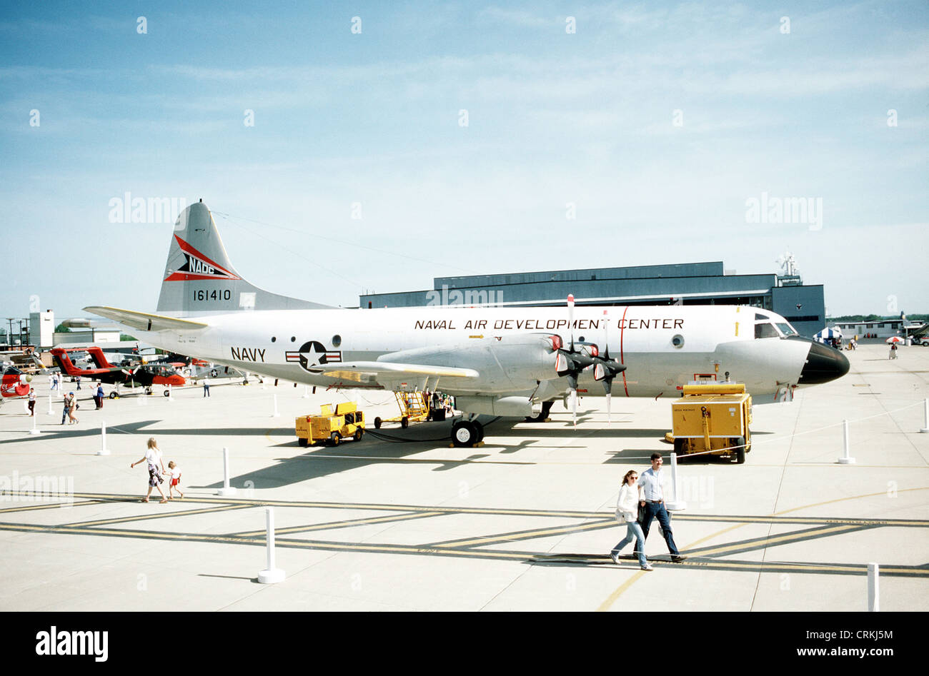 A U.S. Navy Lockheed P-3C Orion (BuNo 161410) at the open house air ...