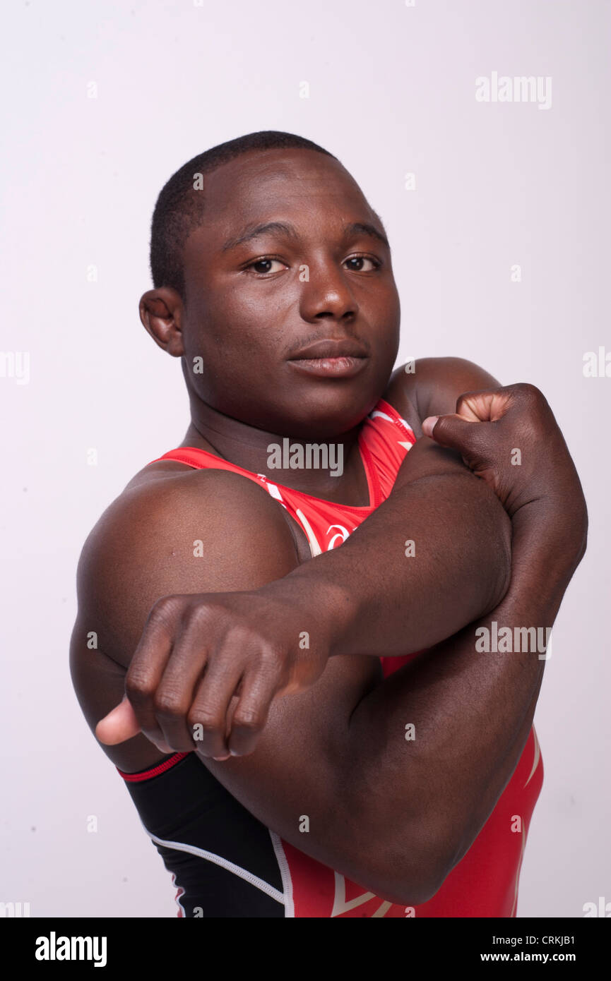 US Greco-Roman Wrestler Spenser Mango at Olympic Media Summit in Dallas ...