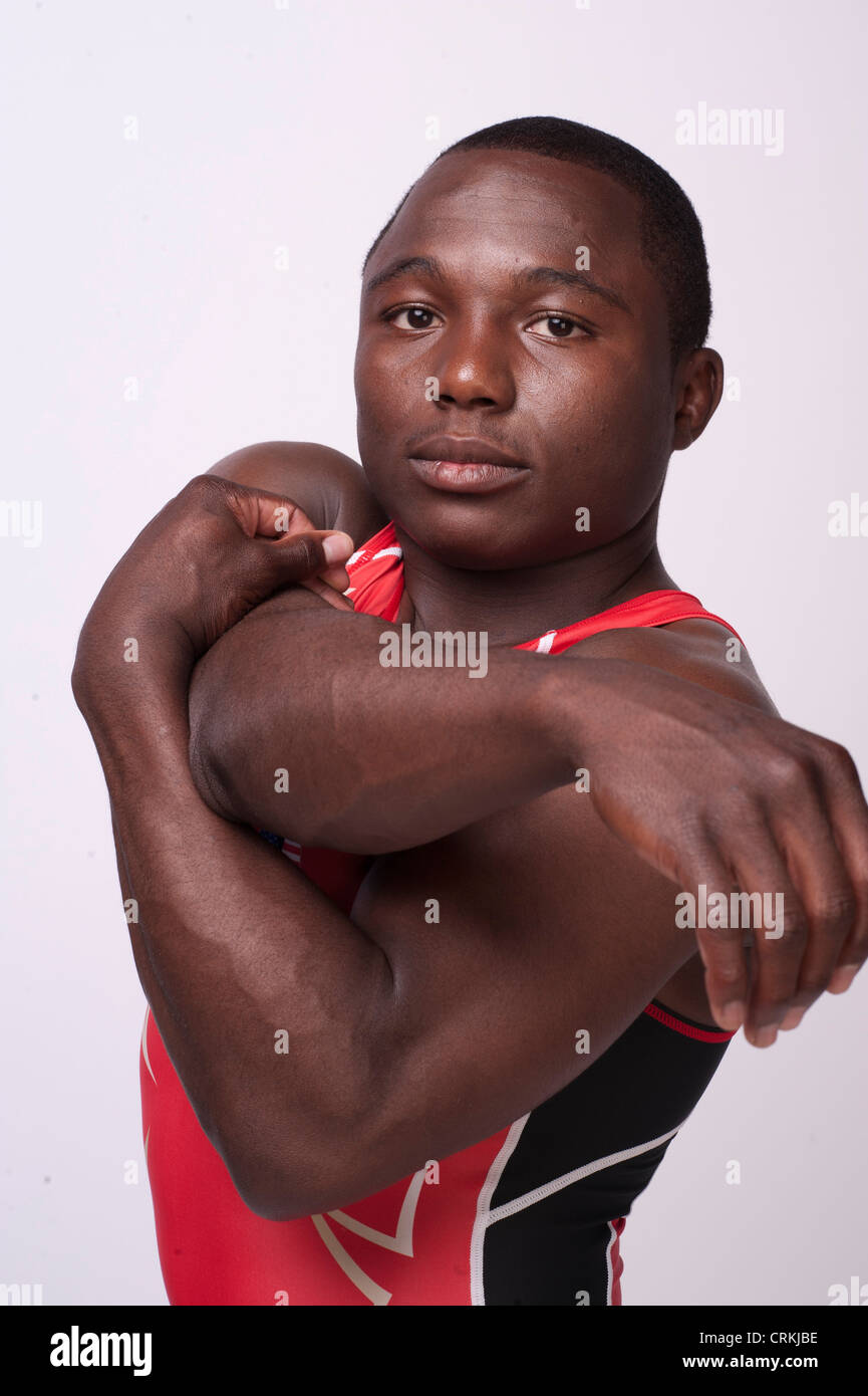 US Greco-Roman Wrestler Spenser Mango at Olympic Media Summit in Dallas ...