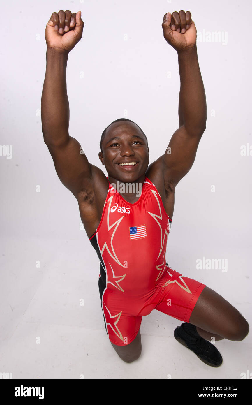 US Greco-Roman Wrestler Spenser Mango at Olympic Media Summit in Dallas ...