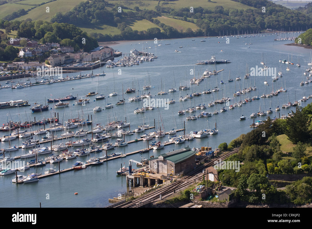 River Dart Dartmouth Devon Stock Photo - Alamy