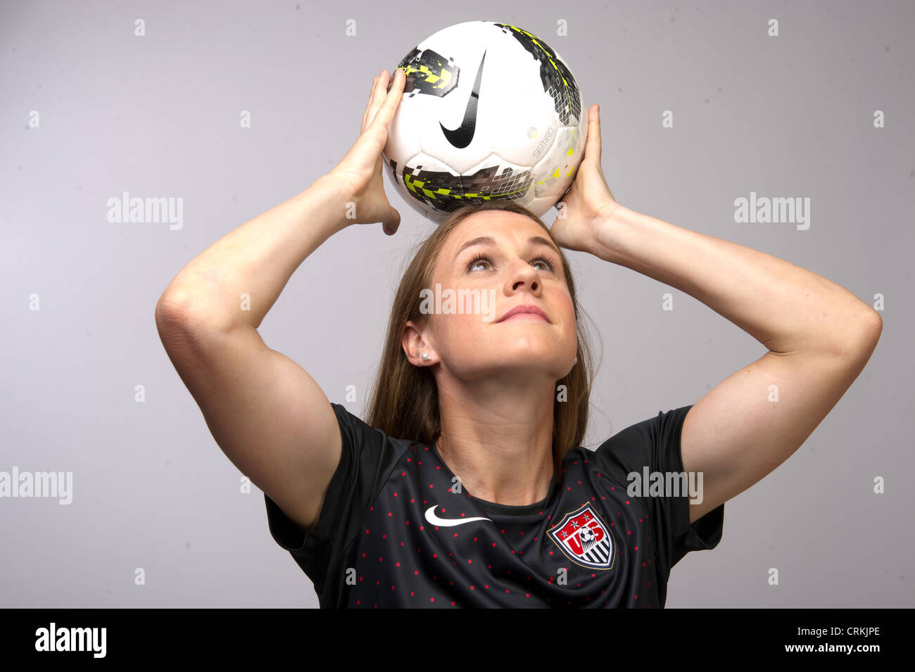 Olympic soccer player Heather O'Reilly at the Team USA Media Summit in ...