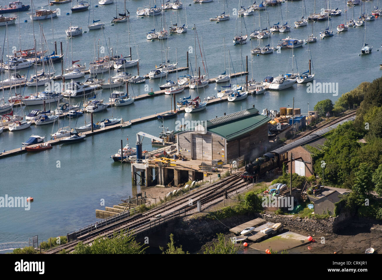 River Dart Dartmouth Devon Stock Photo - Alamy