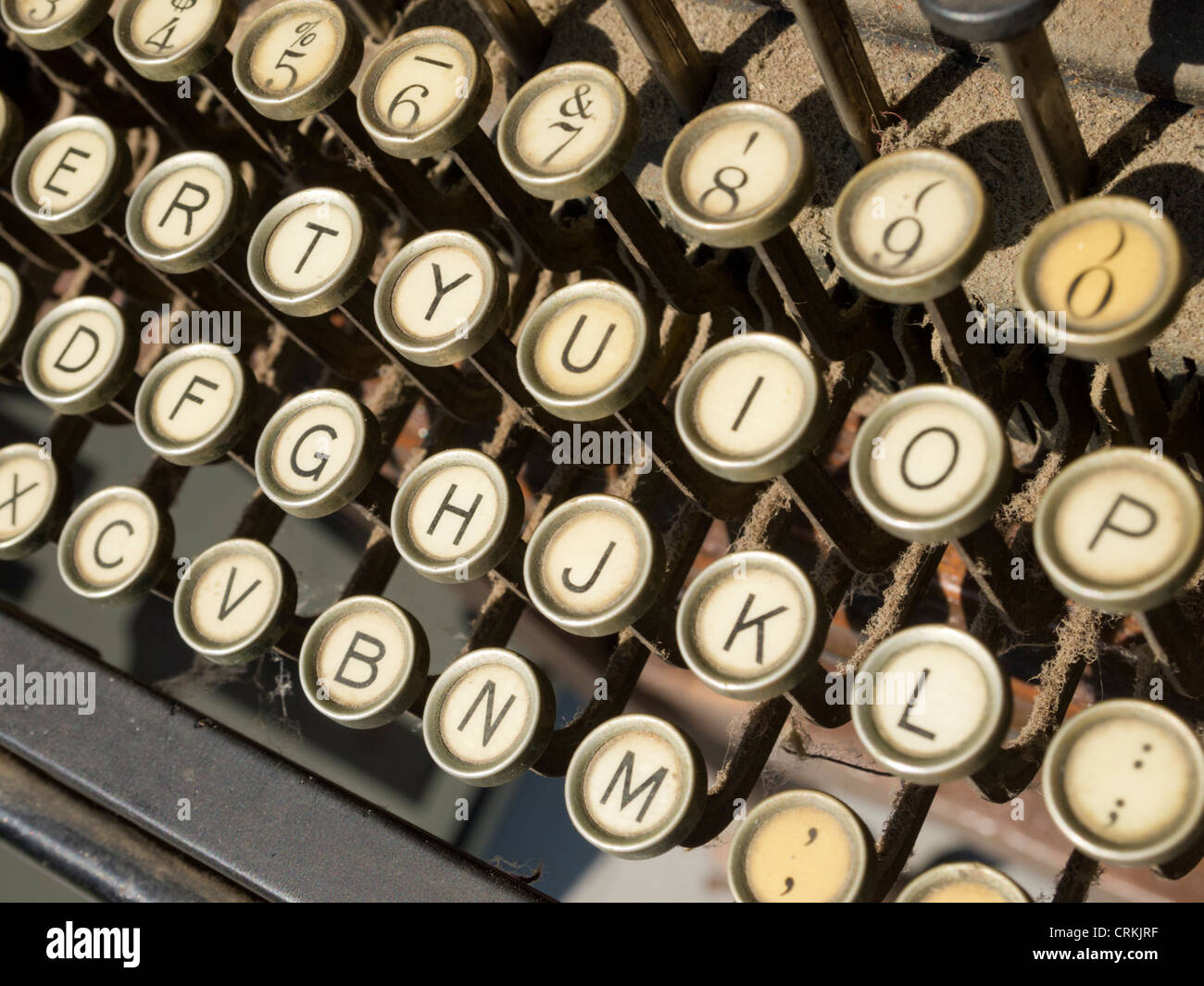 antique typewriter keyboard Stock Photo - Alamy