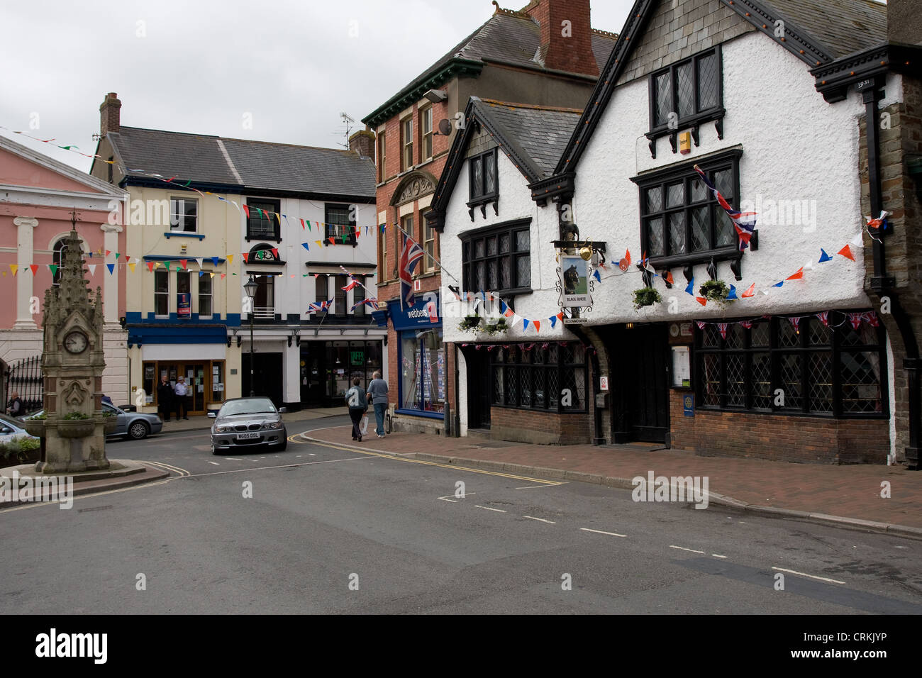 Main High street Great Torrington Devon Stock Photo - Alamy