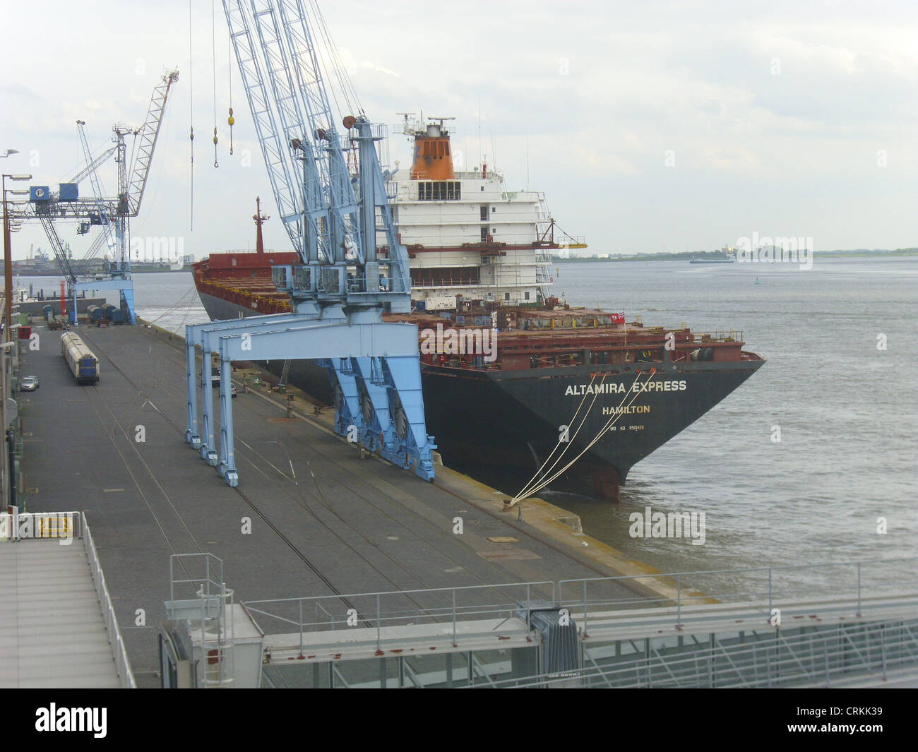 container ship Altamira Express from the German shipping line Hapag ...