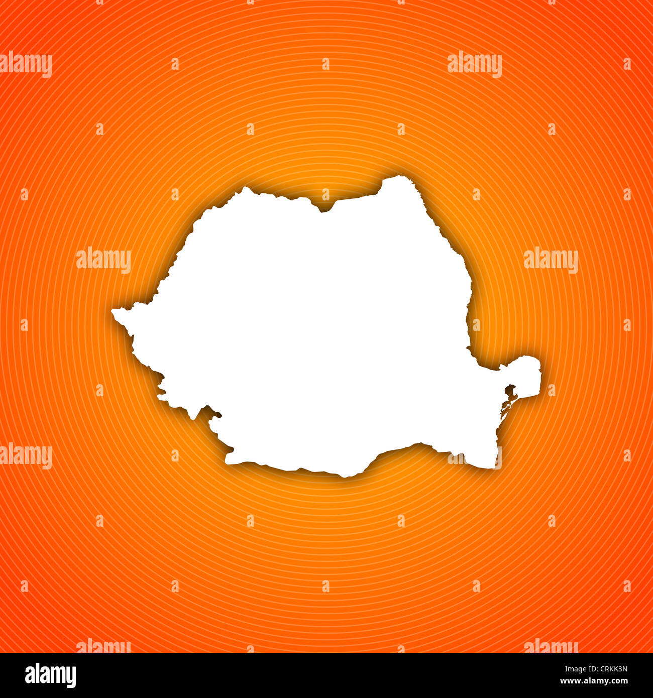 Political map of Romania with the several counties Stock Photo - Alamy