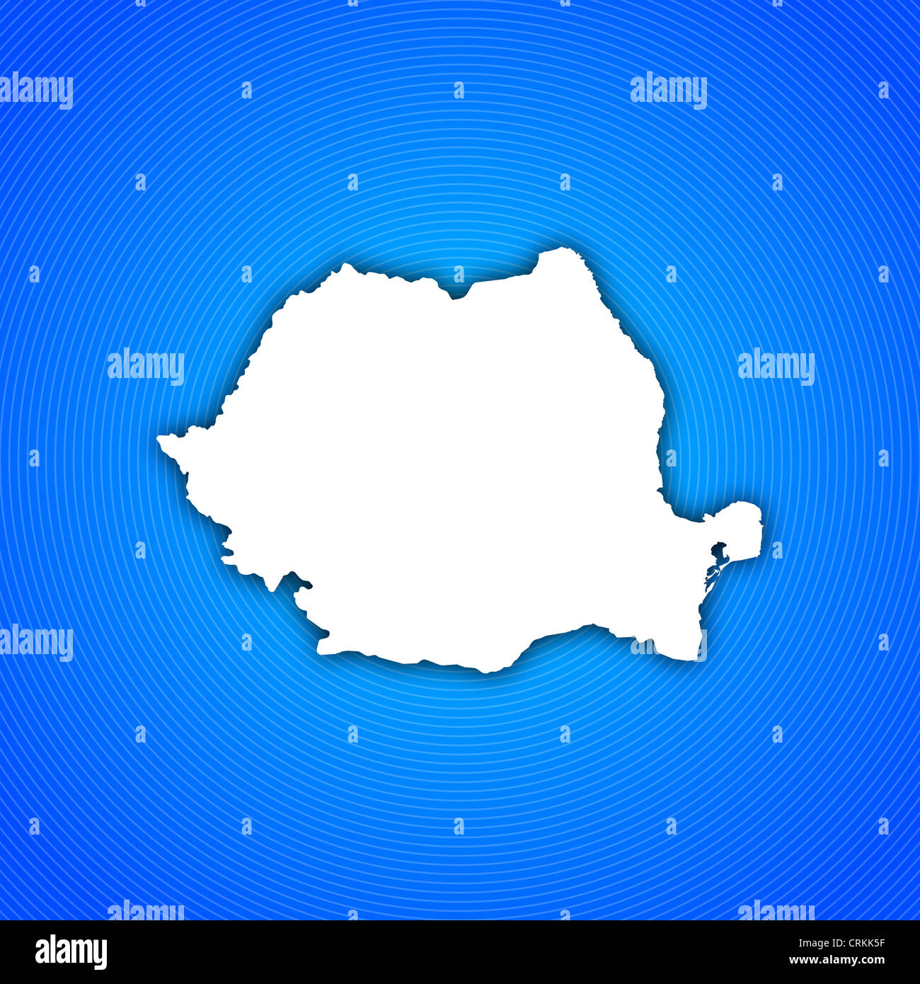 Political map of Romania with the several counties Stock Photo - Alamy