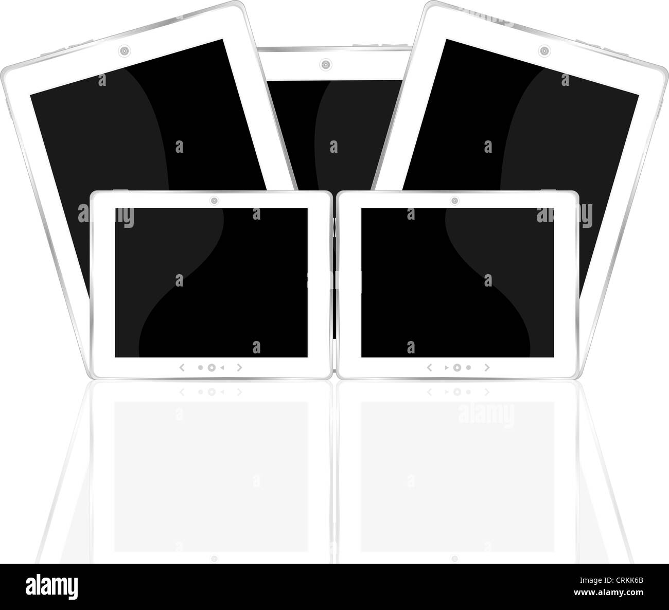 Reflective pc screen Cut Out Stock Images & Pictures - Alamy