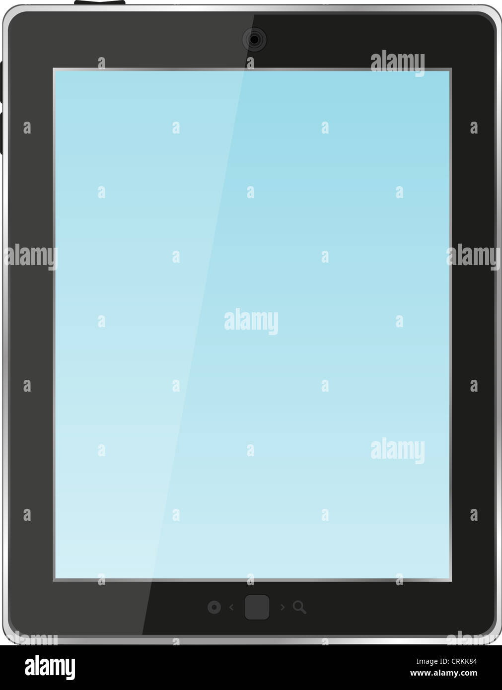 digital tablet pc with blue screen Stock Photo - Alamy