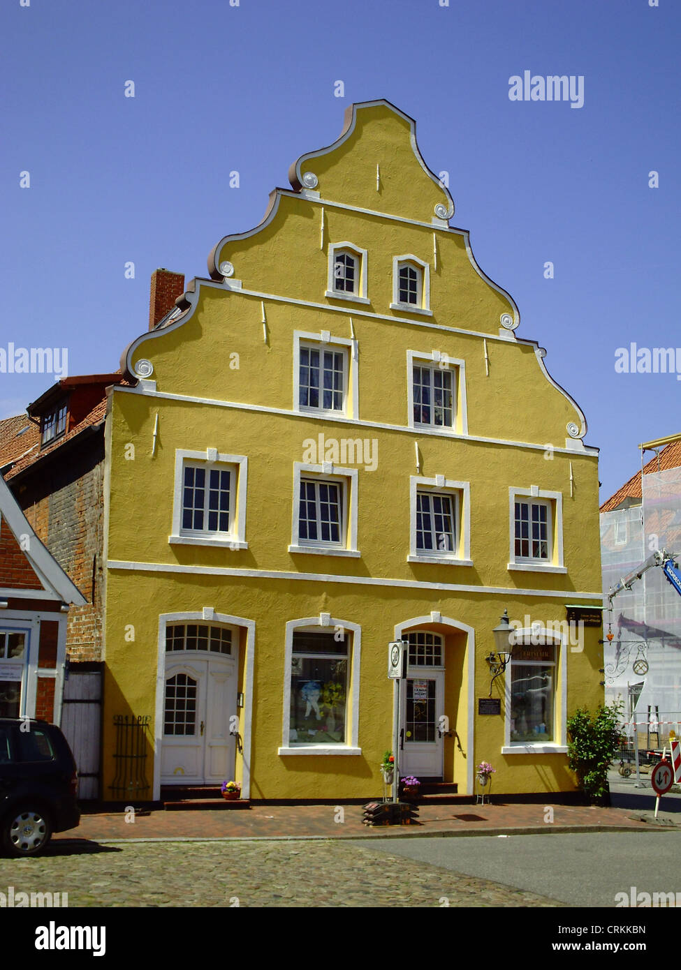 Baroque gable house in otterndorf hi-res stock photography and images ...