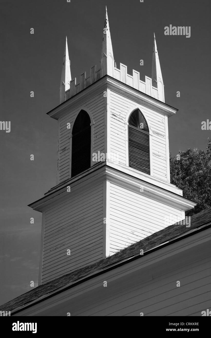 Its church steeple Black and White Stock Photos & Images - Alamy
