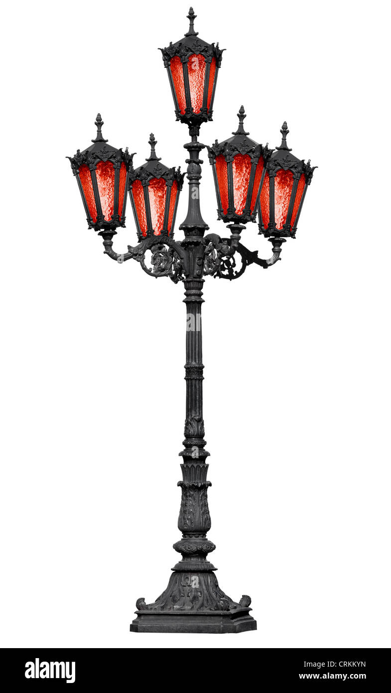 Cast iron lamp post hi-res stock photography and images - Alamy