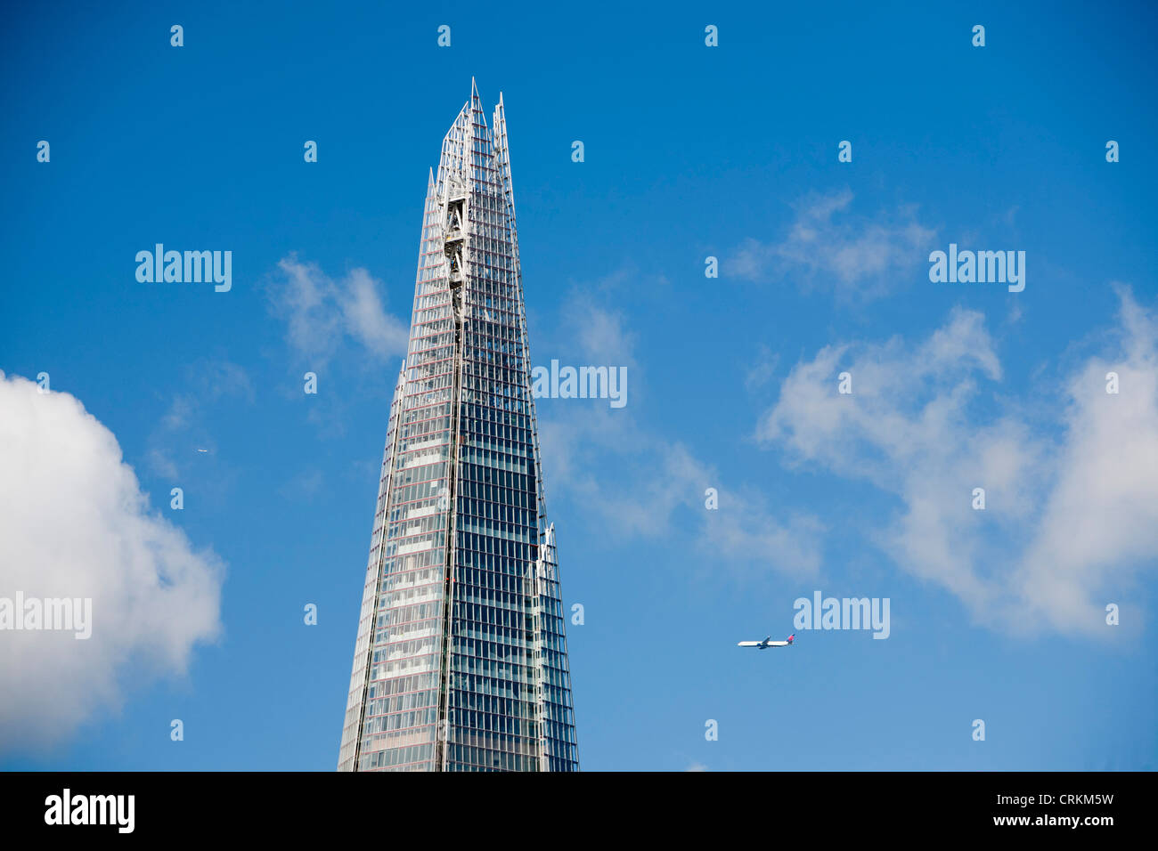 The Shard in London, UK. The Shard at 310m or over 1000 feet tall, is ...