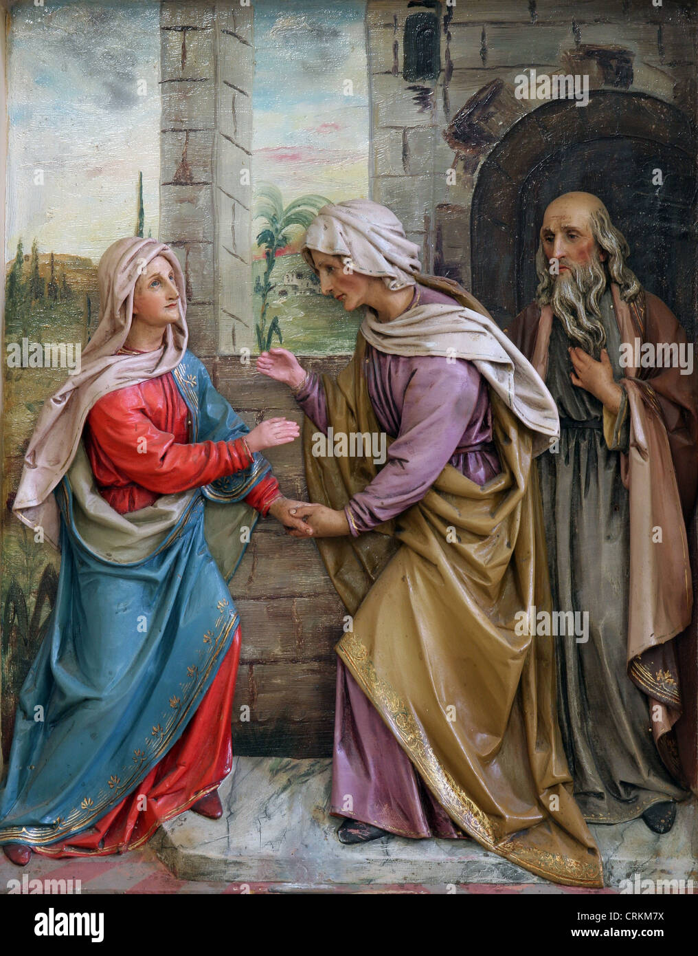 Visitation of the Blessed Virgin Mary Stock Photo - Alamy