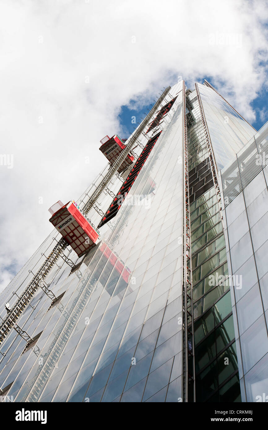 The Shard in London, UK. The Shard at 310m or over 1000 feet tall, is ...