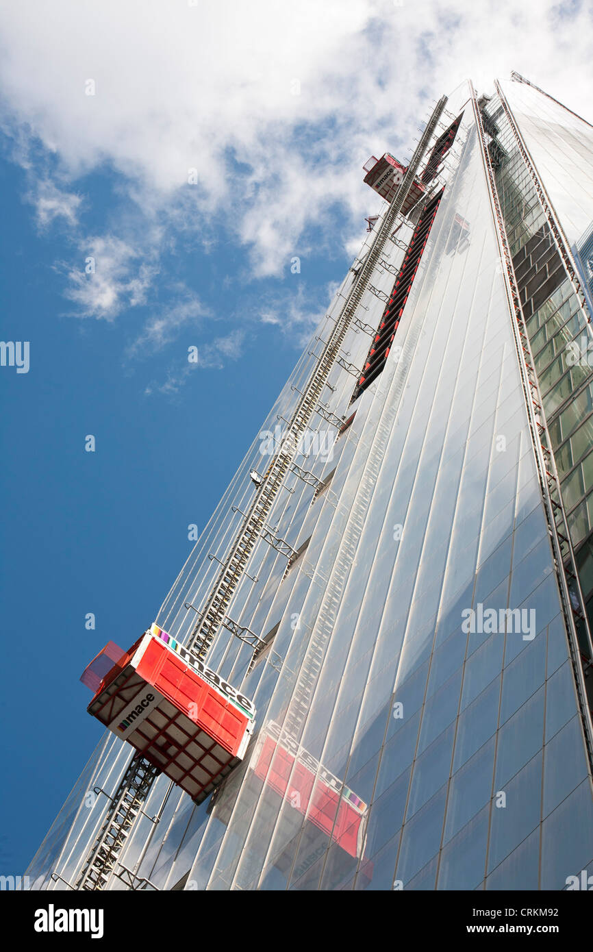 The Shard in London, UK. The Shard at 310m or over 1000 feet tall, is ...