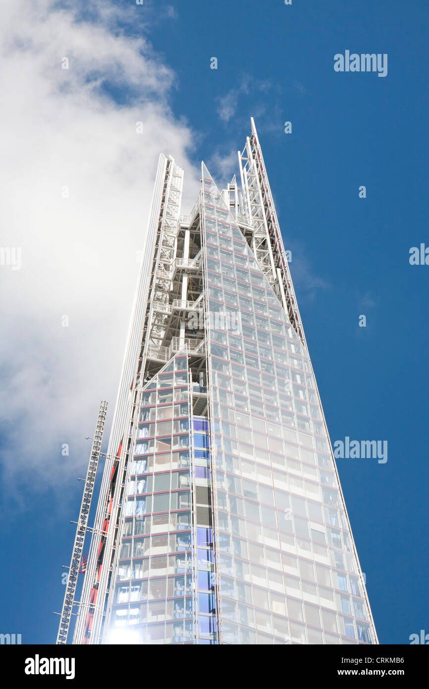 The Shard in London, UK. The Shard at 310m or over 1000 feet tall, is ...
