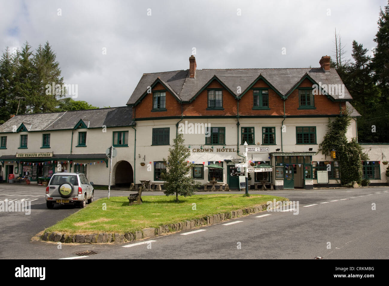 Exford Exmoor Devon England UK Europe Stock Photo - Alamy