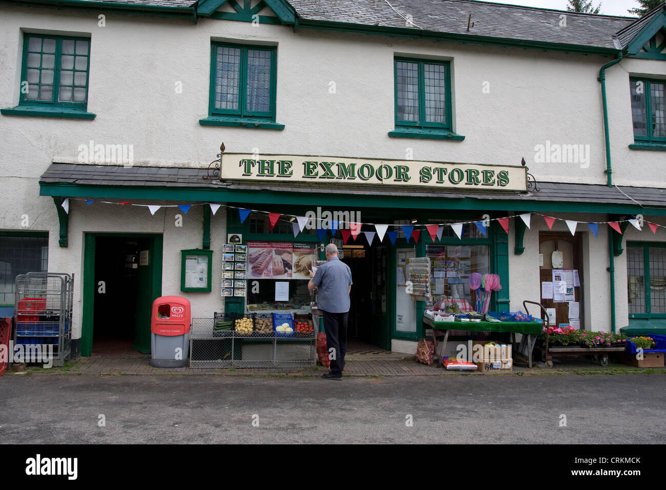 Exford Exmoor Devon England UK Europe Stock Photo - Alamy