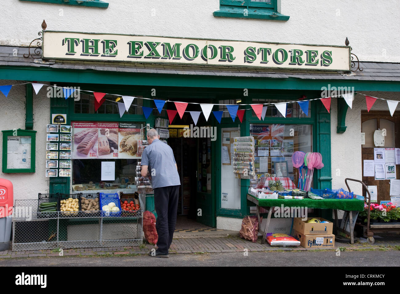 Exford Exmoor Devon England UK Europe Stock Photo - Alamy