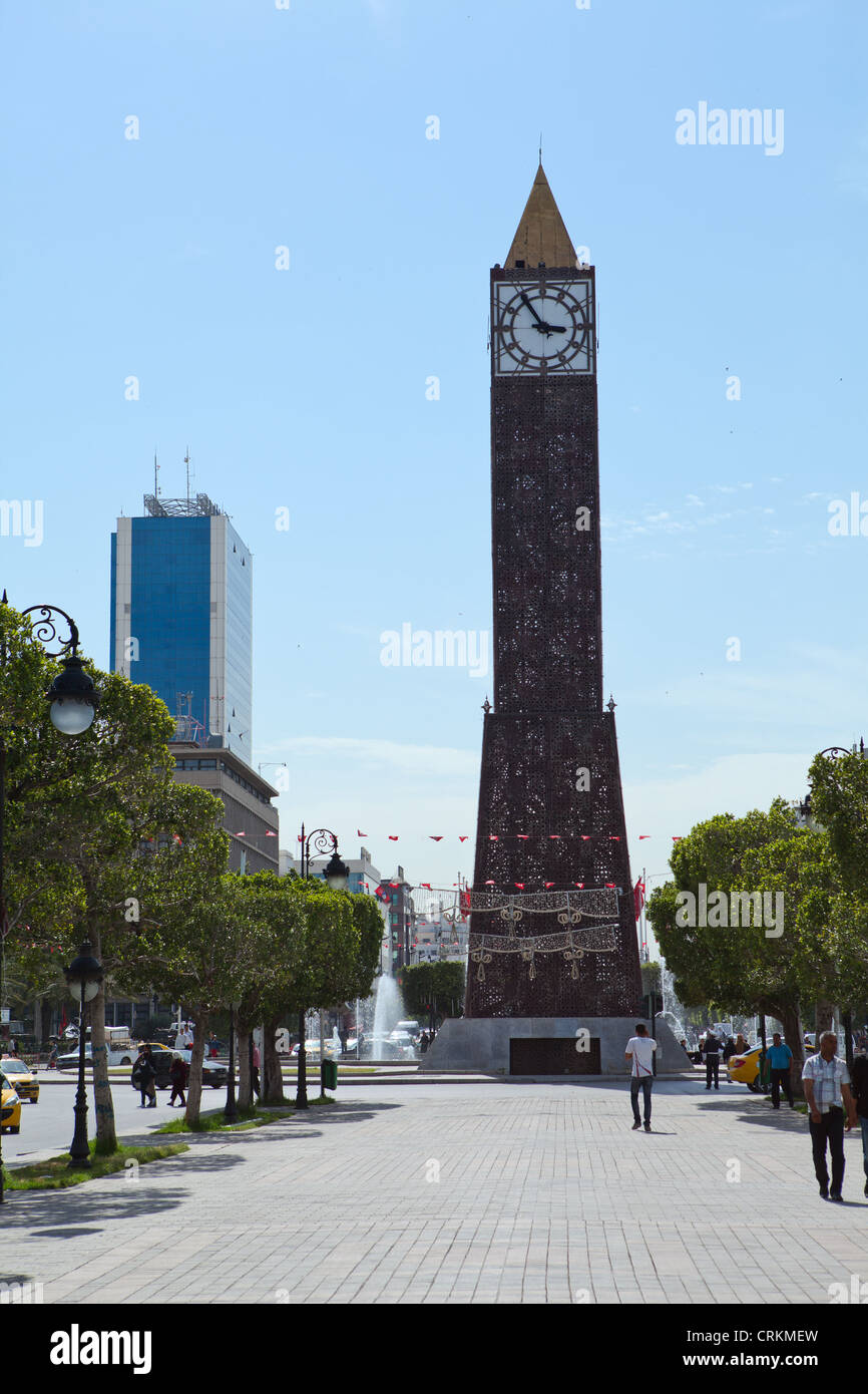 Clock tower tunisia hi-res stock photography and images - Alamy