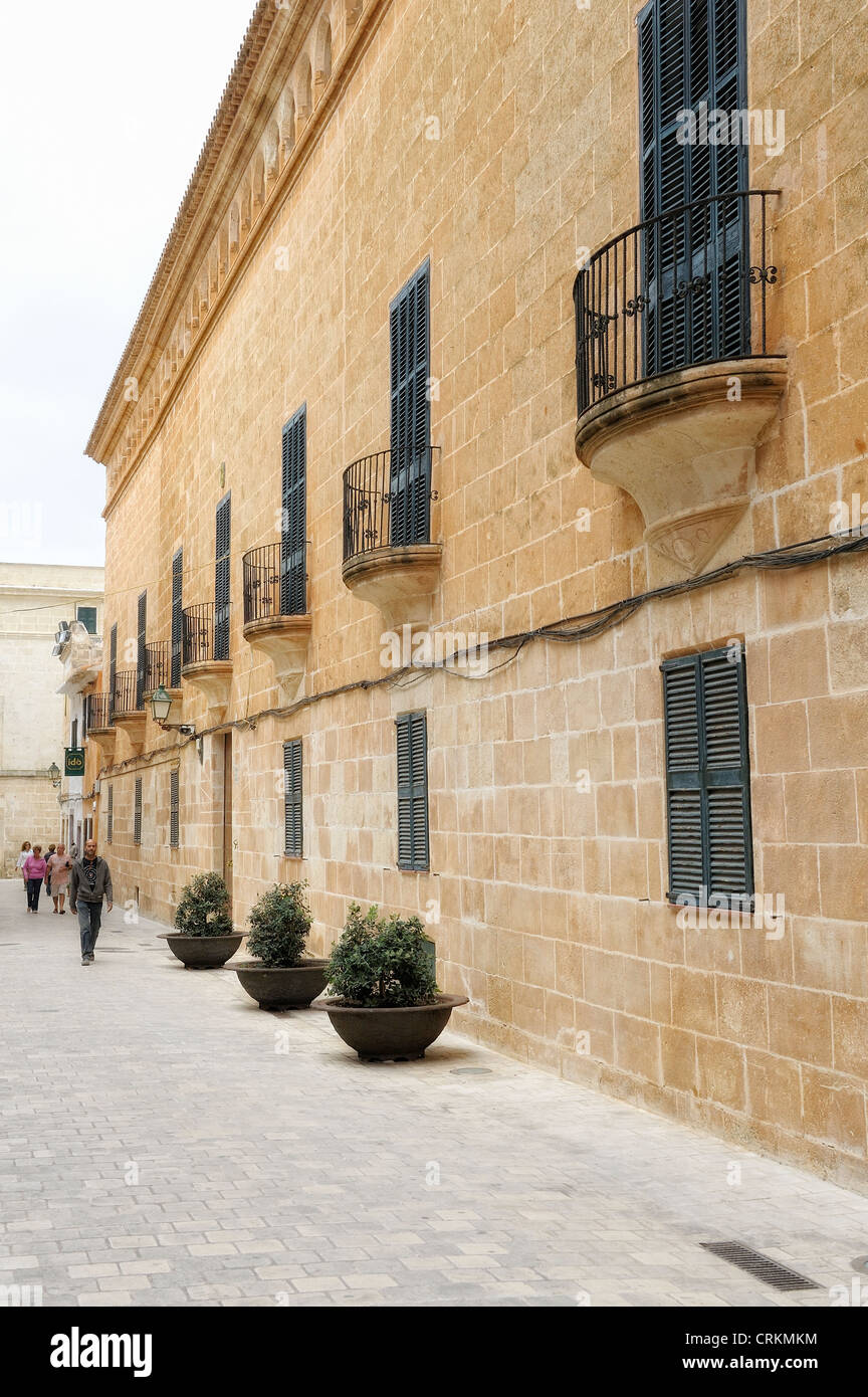 old town building Ciutadella menorca spain Stock Photo - Alamy