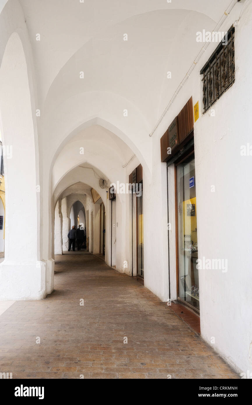 shopping arcade Ciutadella menorca balearic islands spain Stock Photo ...