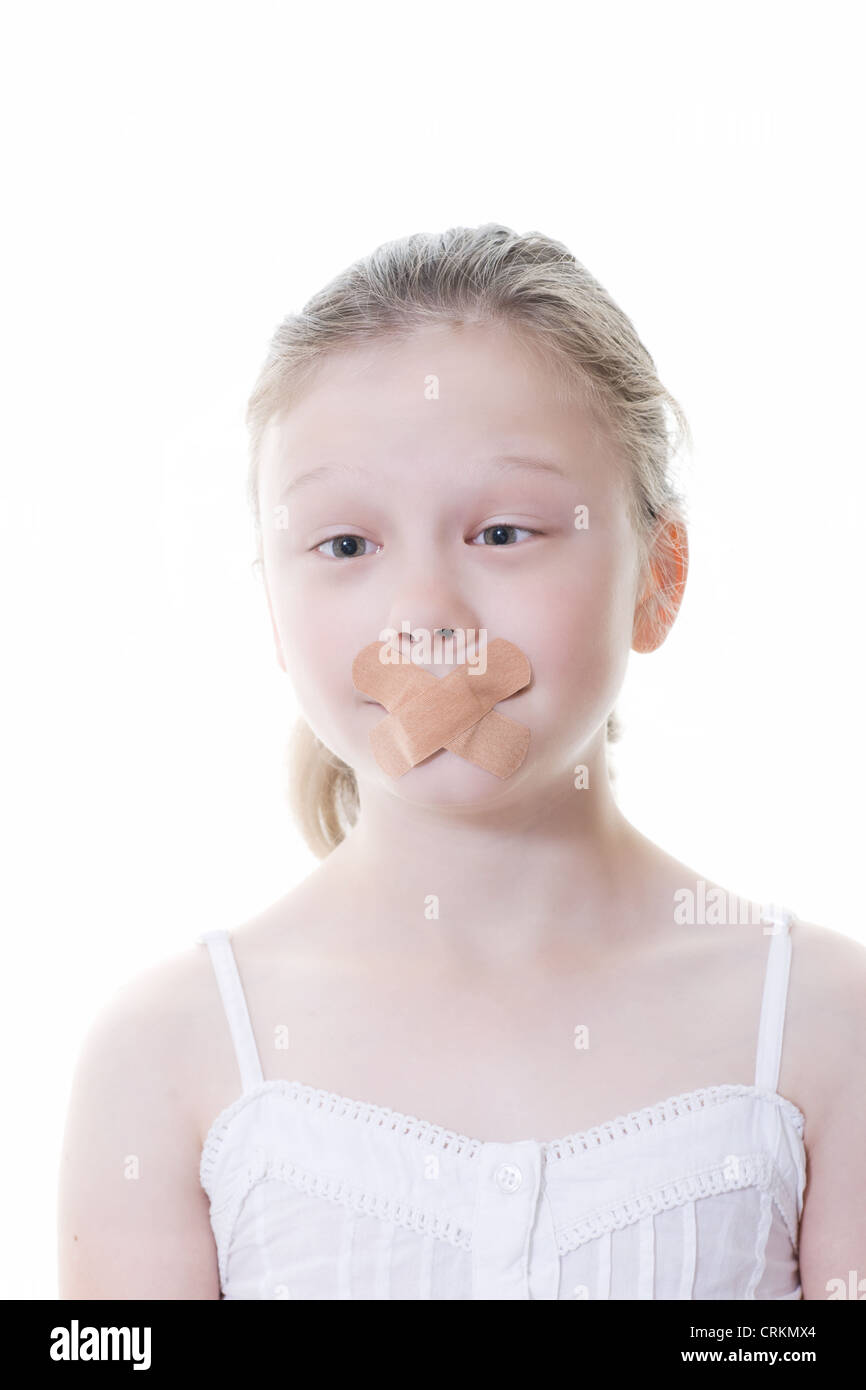 sticking plaster mouth Stock Photo - Alamy sticking plaster mouth Stock Photo - Alamy