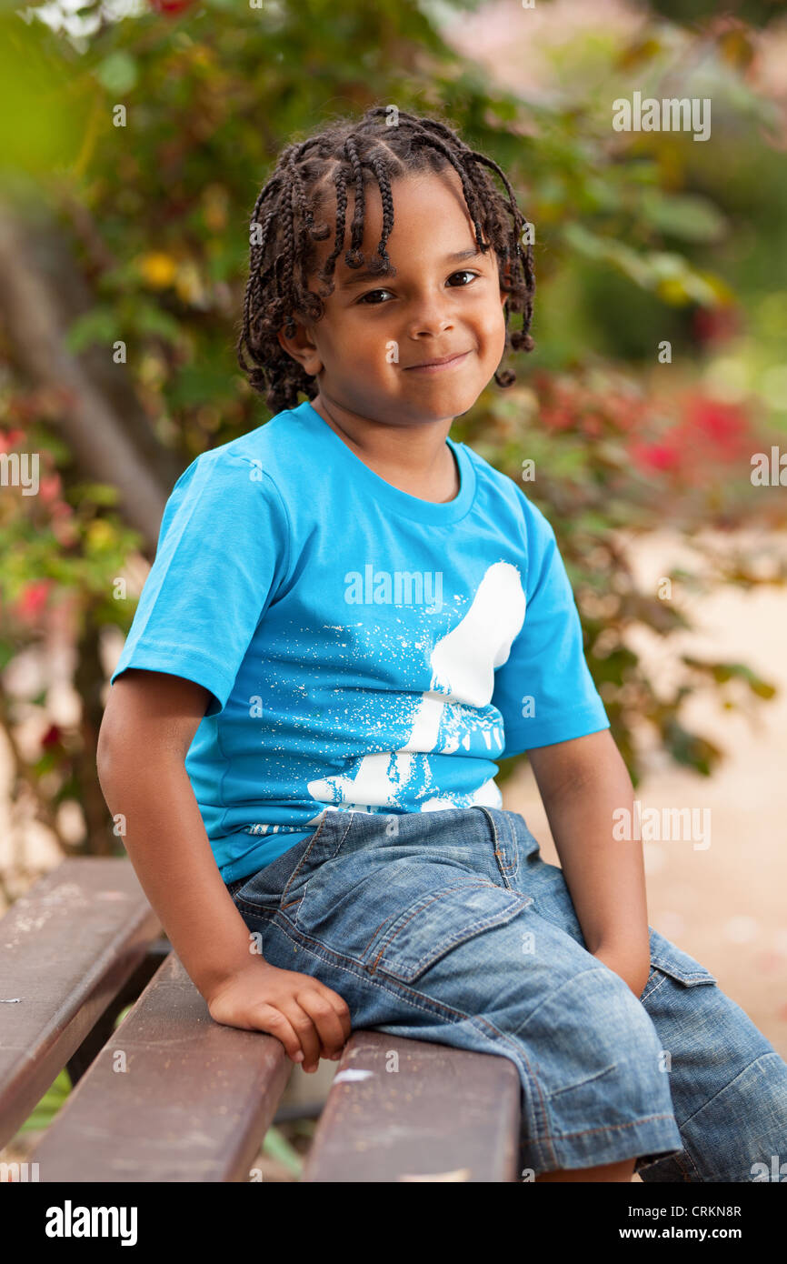 Little Boy Portraits Outside