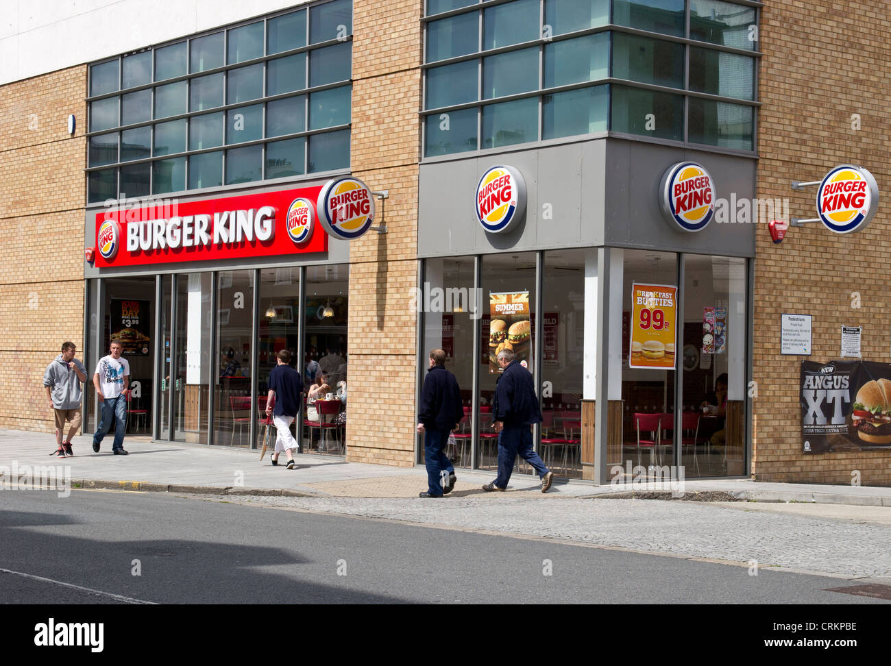 Burger King Food Outlet Folkestone Kent UK Stock Photo - Alamy
