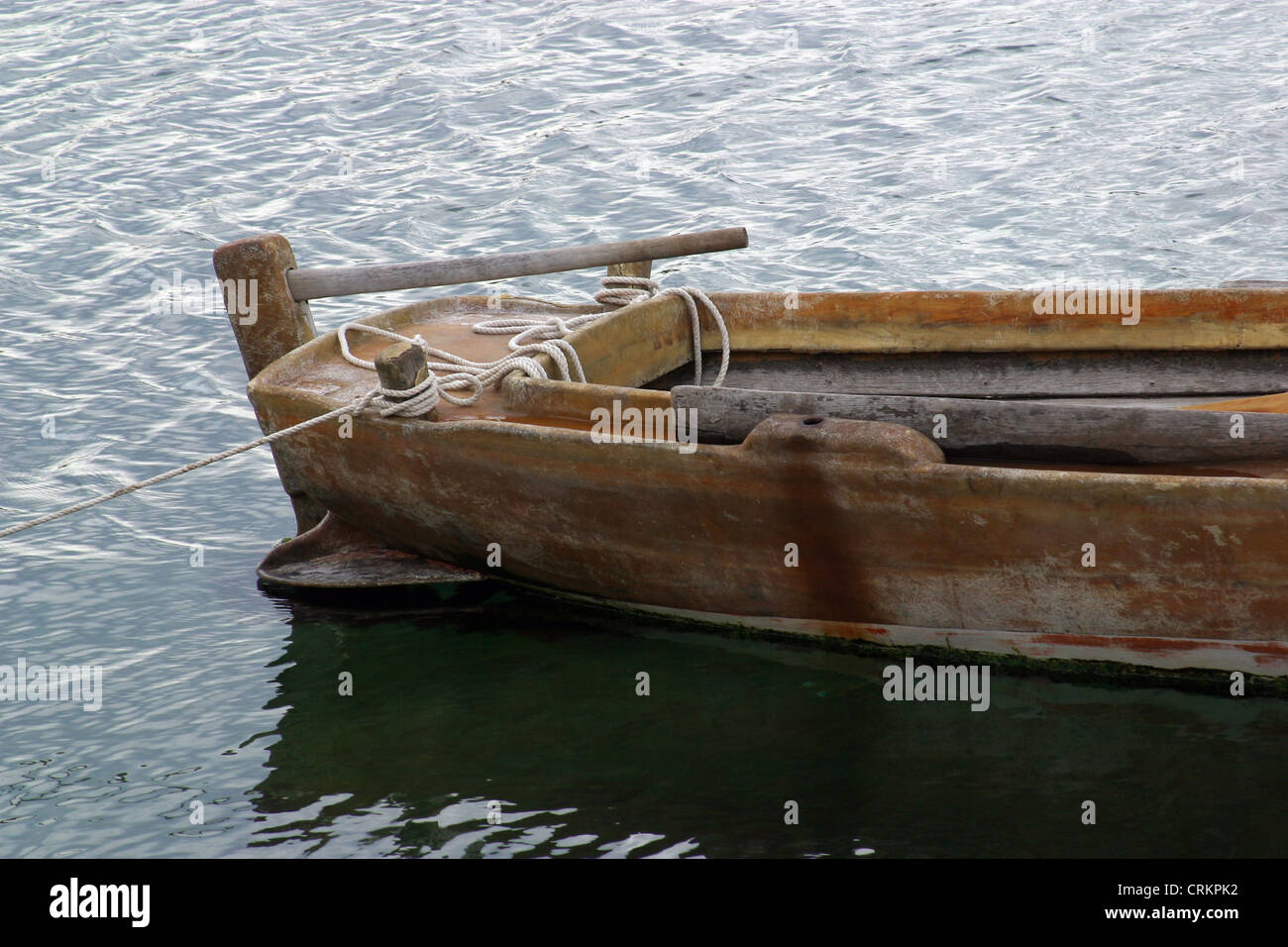 Old rowing boat Stock Photo - Alamy