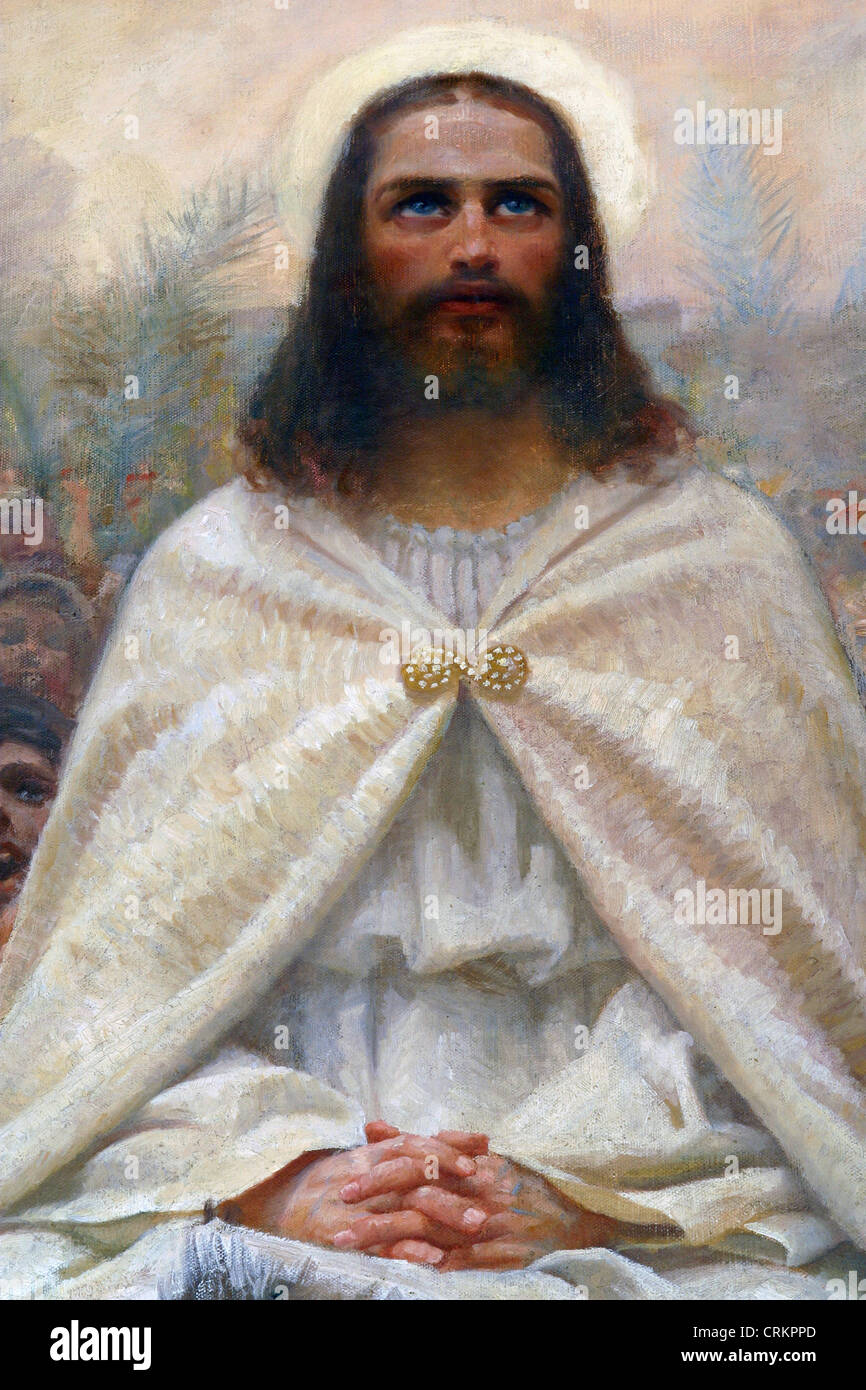 Palm Sunday - Jesus' triumphal entry into Jerusalem Stock Photo - Alamy